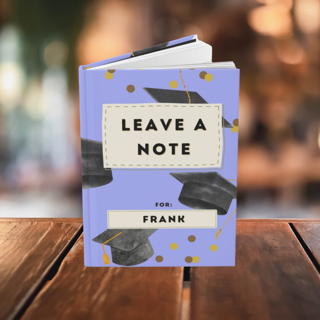 Custom Graduation Gifts for Guys, Yearbook Journal From Family and ...