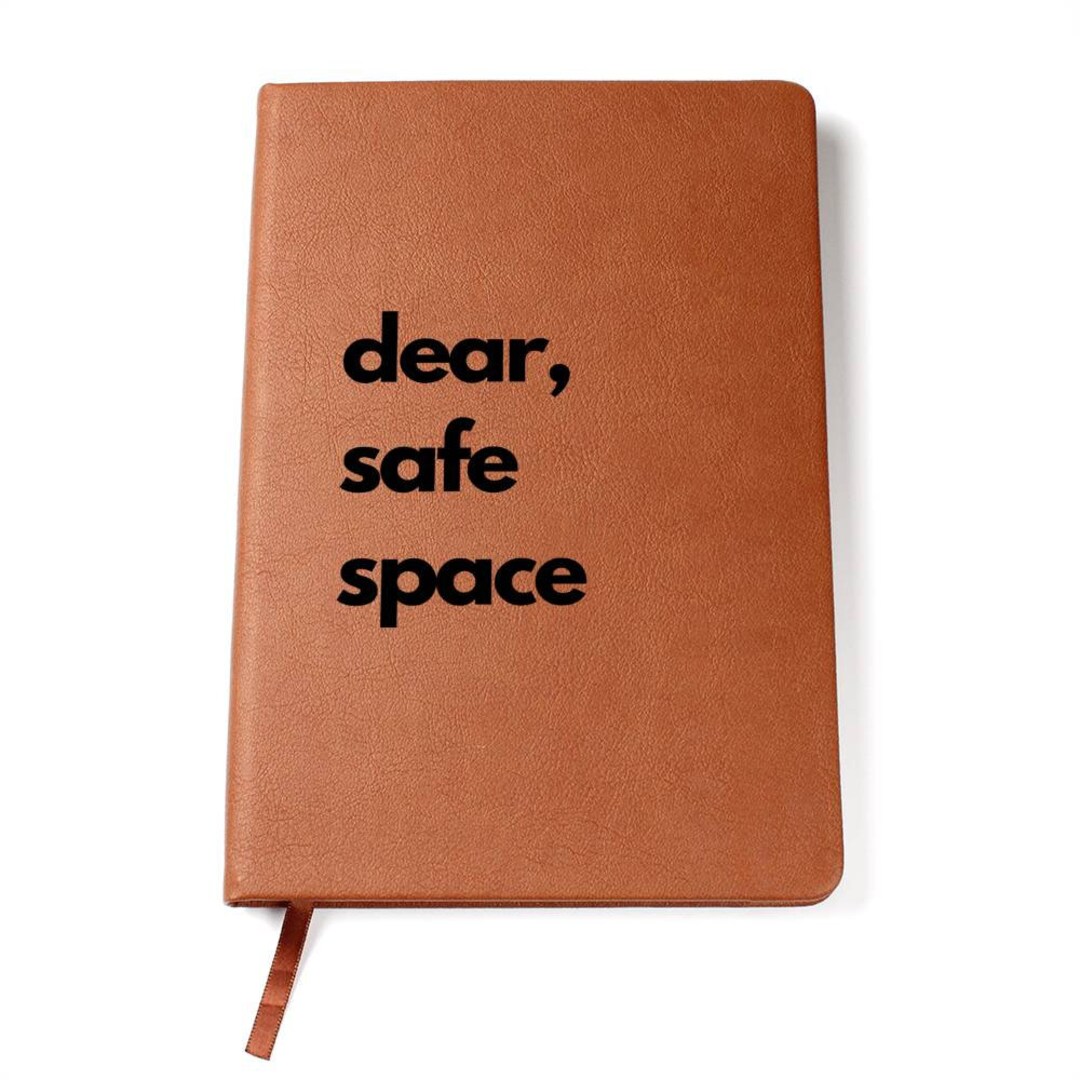 Dear Safe Space Journal - Leather, Men's Mental Health Journal ...