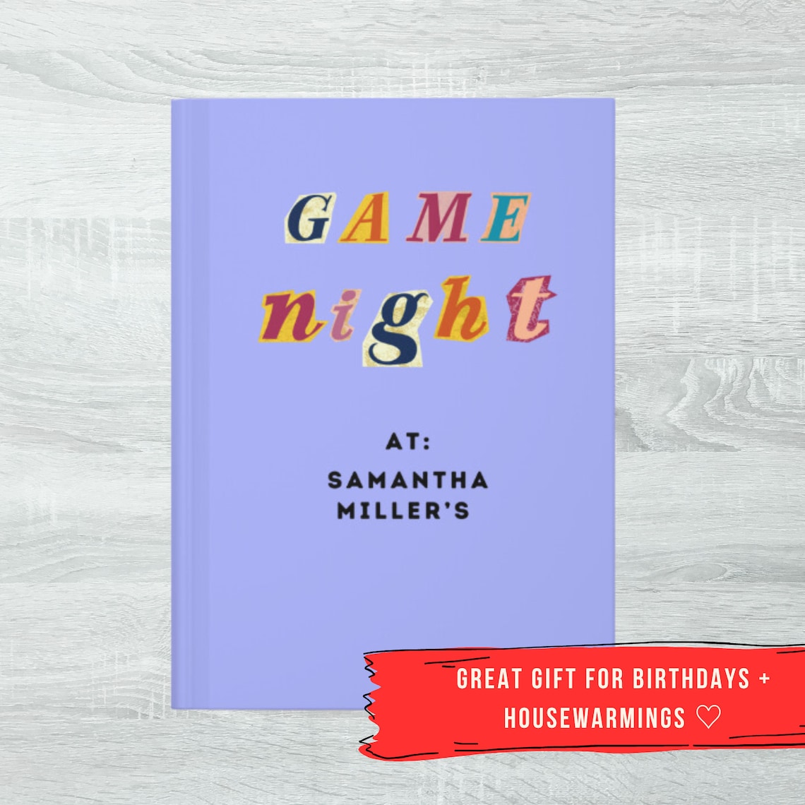 Personalized Game Night Gifts for Board Game Lovers Housewarming Gifts ...