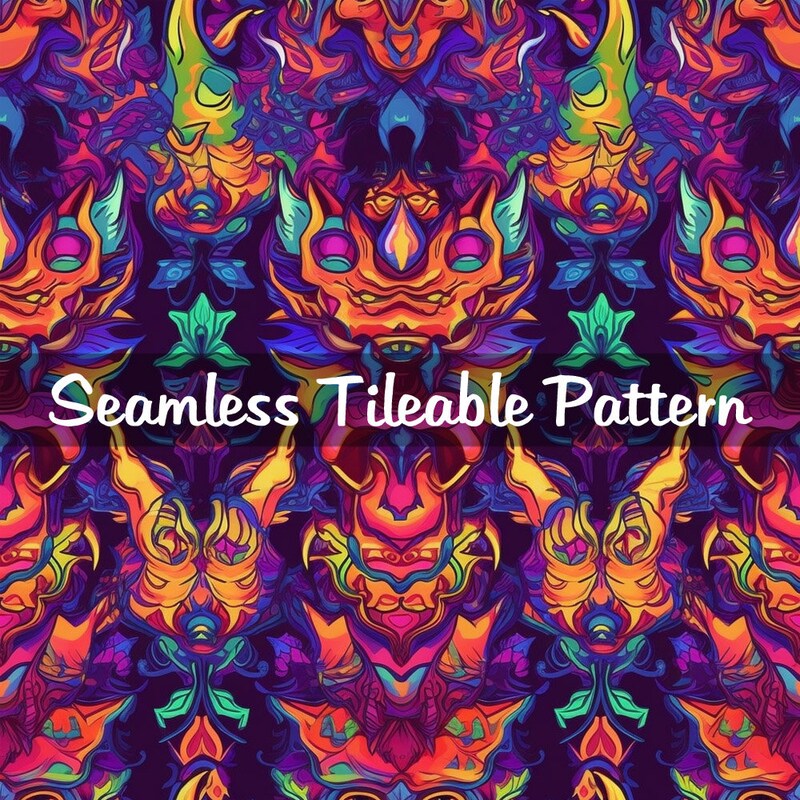 Trippy Fabric - Etsy