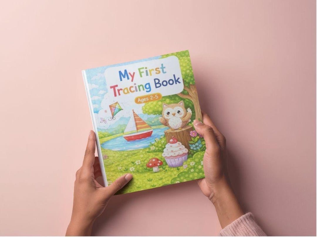 My First Tracing Book 24 Pages (digital Download) - Etsy