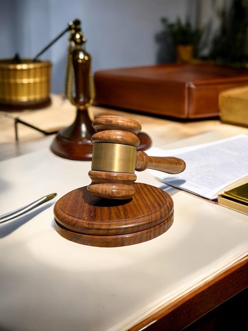 Engraved Wooden Judge Gavel Set: Personalized Lawyer Gift - Etsy