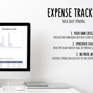 50/30/20 Monthly Budget Template and Expense Tracker / Digital Budget ...
