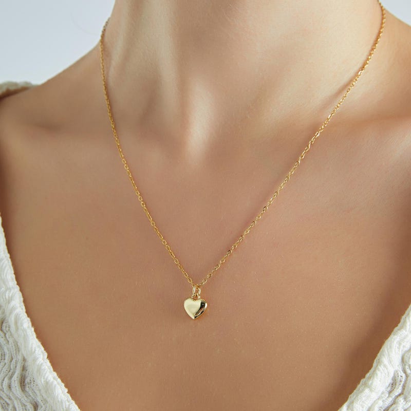 Heart Necklace - Etsy