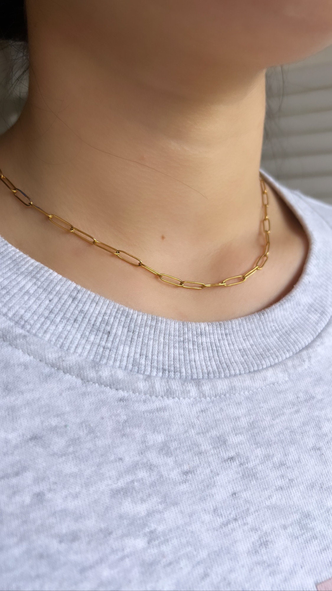 Chain Necklace Vine Chain Twist Chain Gift for Her - Etsy