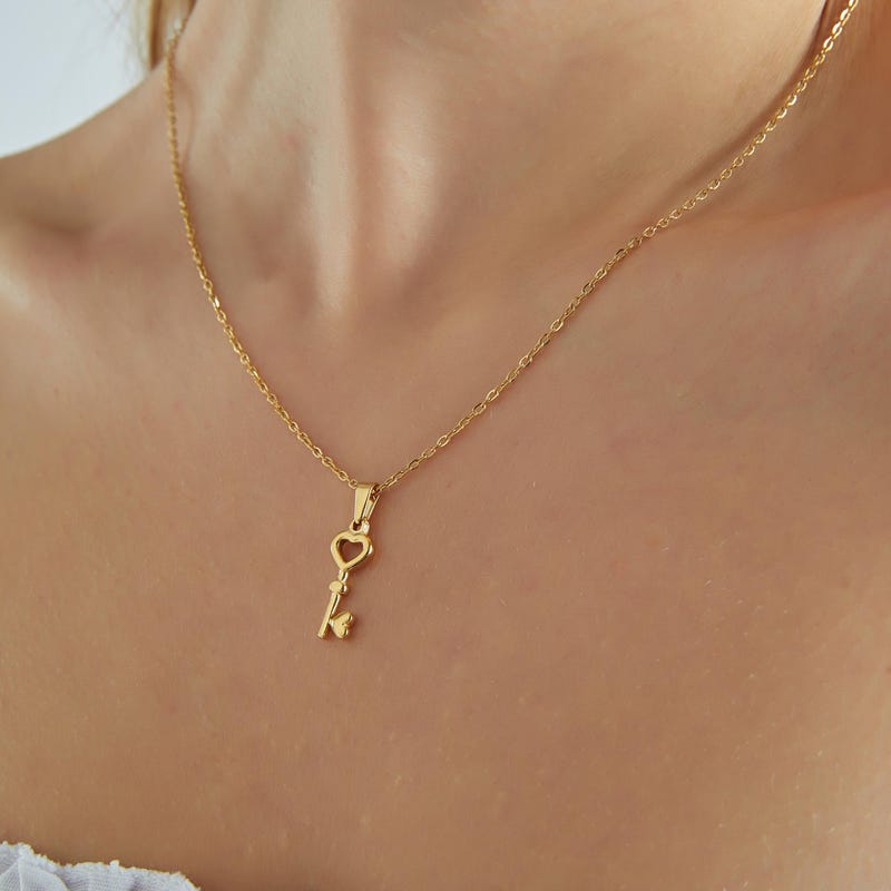 Key Necklace - Etsy