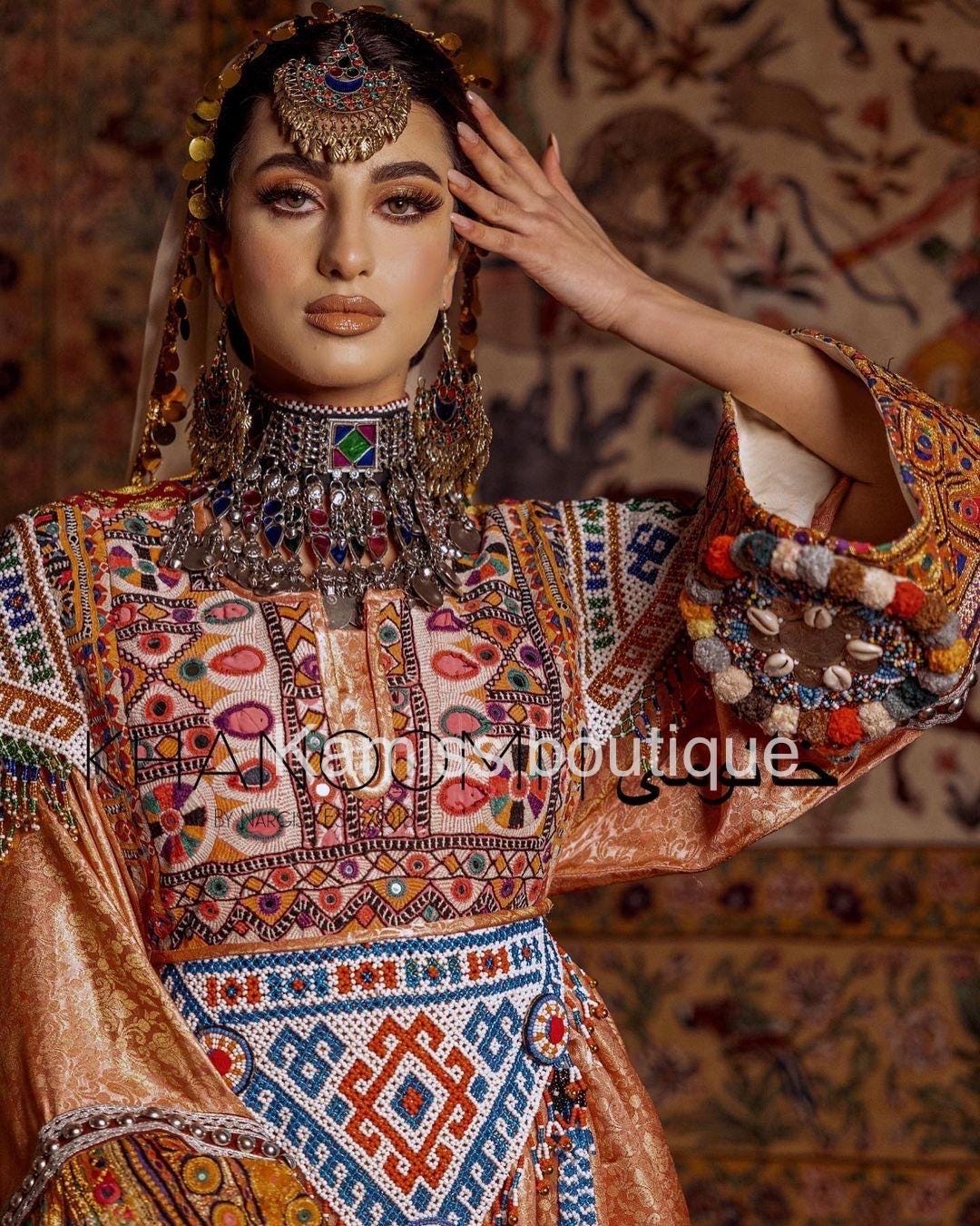 Threads of Tradition: the Elegance of Afghan Bridal Attire - Etsy