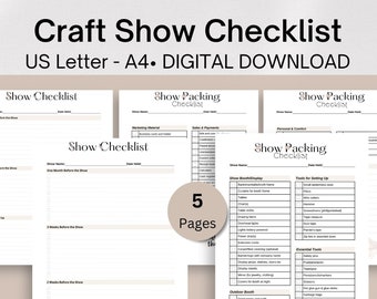 Craft Show Pop up Event Plannervendor Market - Etsy