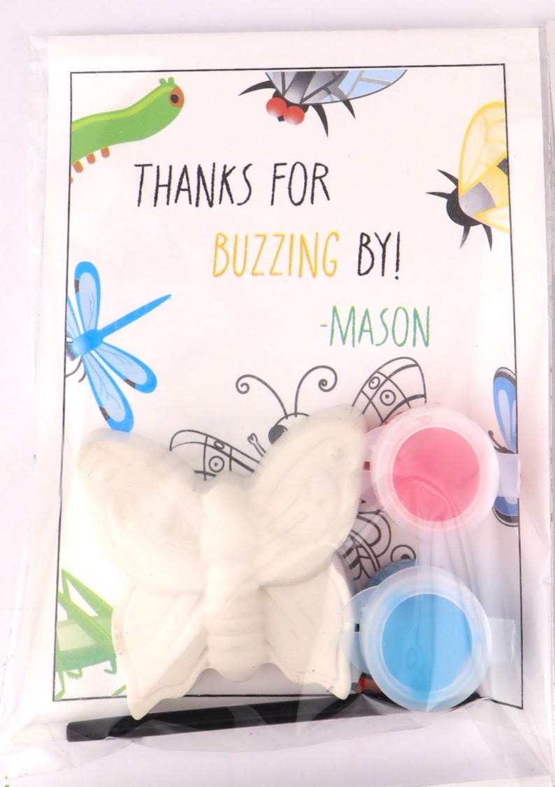 Bug Painting Party Favors for Kids – Ladybug, Butterfly, Dragonfly ...