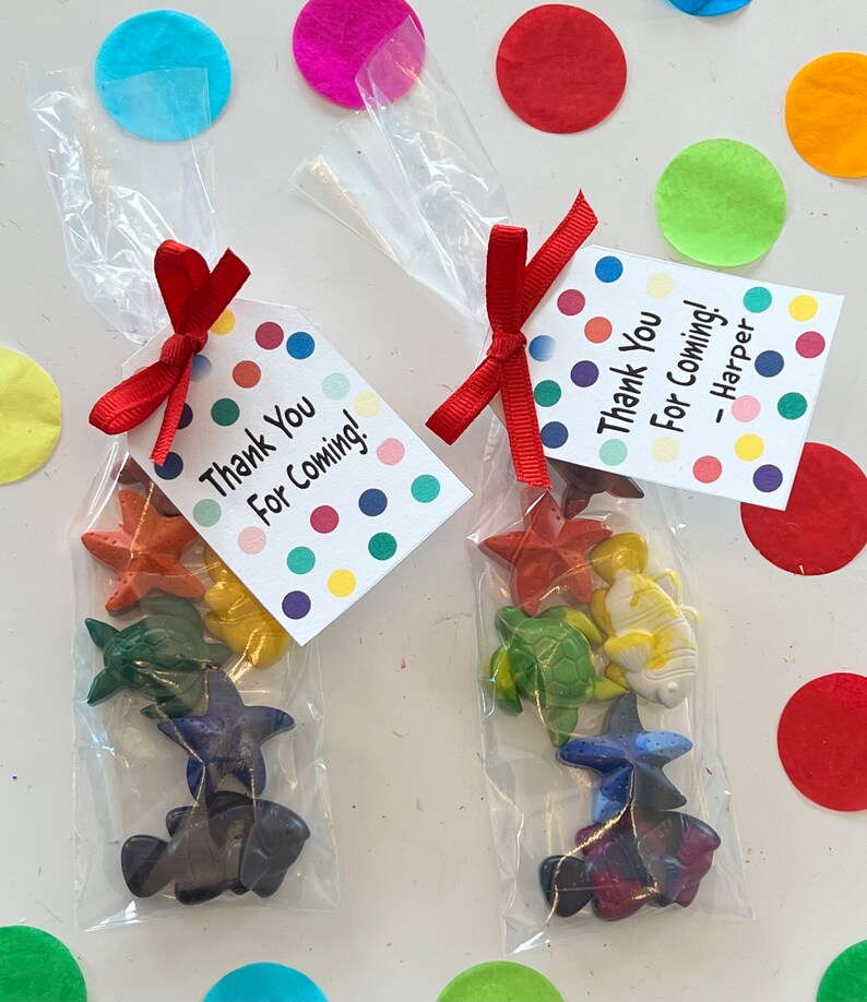 Ocean Crayons Fish Turtle and Starfish Crayons Party Favor - Etsy