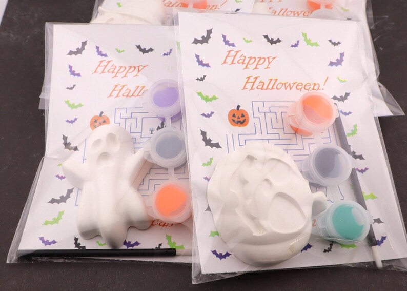Halloween Painting Party Favors for Kids – Halloween Paint Kits Plaster ...