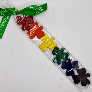 St Patrick’s Day Shamrock Crayons, Saint Patrick’s Day Gifts Crayons - Etsy