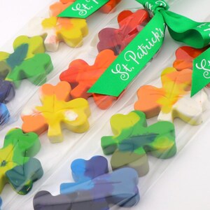 St Patrick’s Day Shamrock Crayons, Saint Patrick’s Day Gifts Crayons - Etsy