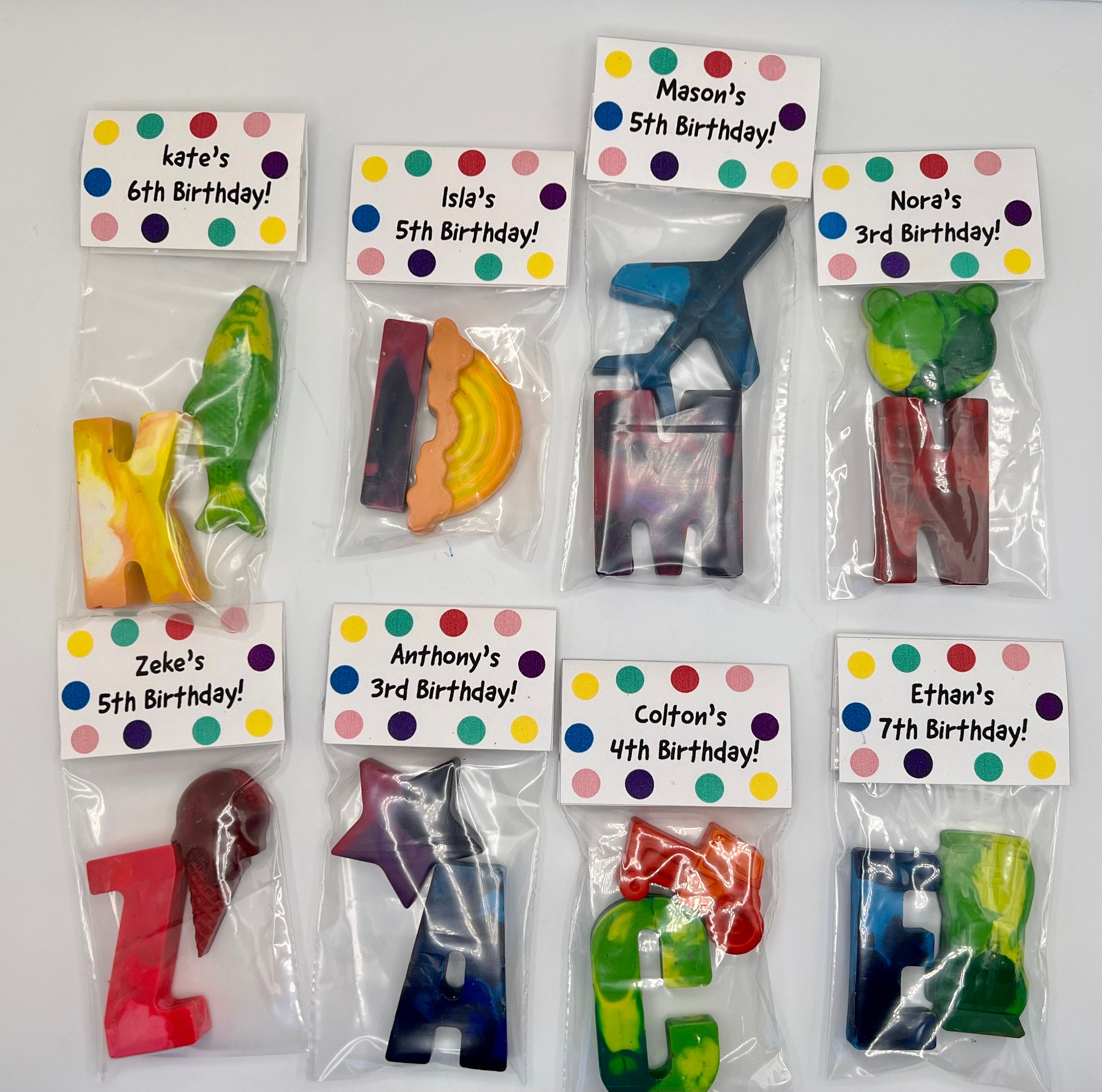Personalized Letter Crayons – Alphabet Crayons for Kids – Custom ...