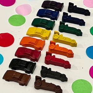Race Car Crayon Party Favors – Car Birthday Favor Bags – Kids Race Car ...