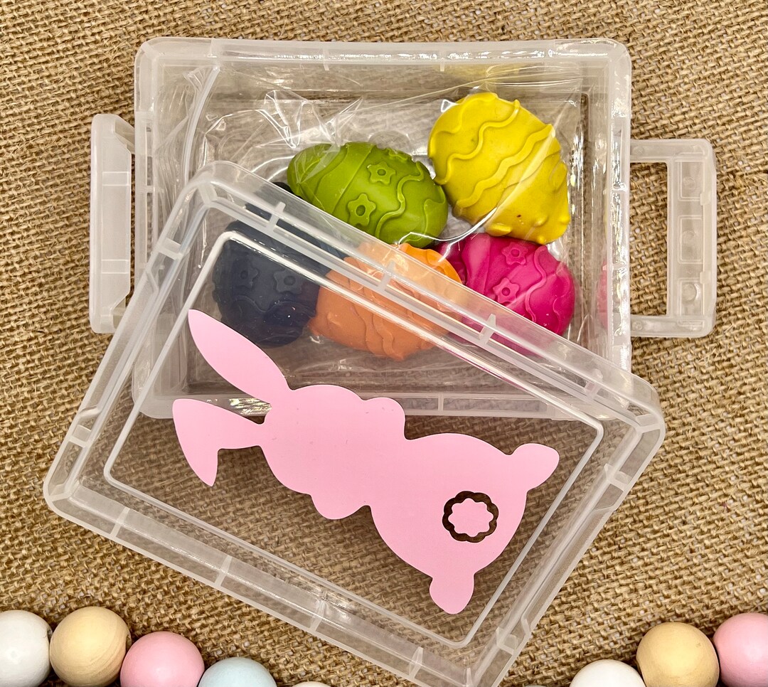 Easter Crayon Box With 6 Easter Crayons. Easter Gifts, Easter Basket ...