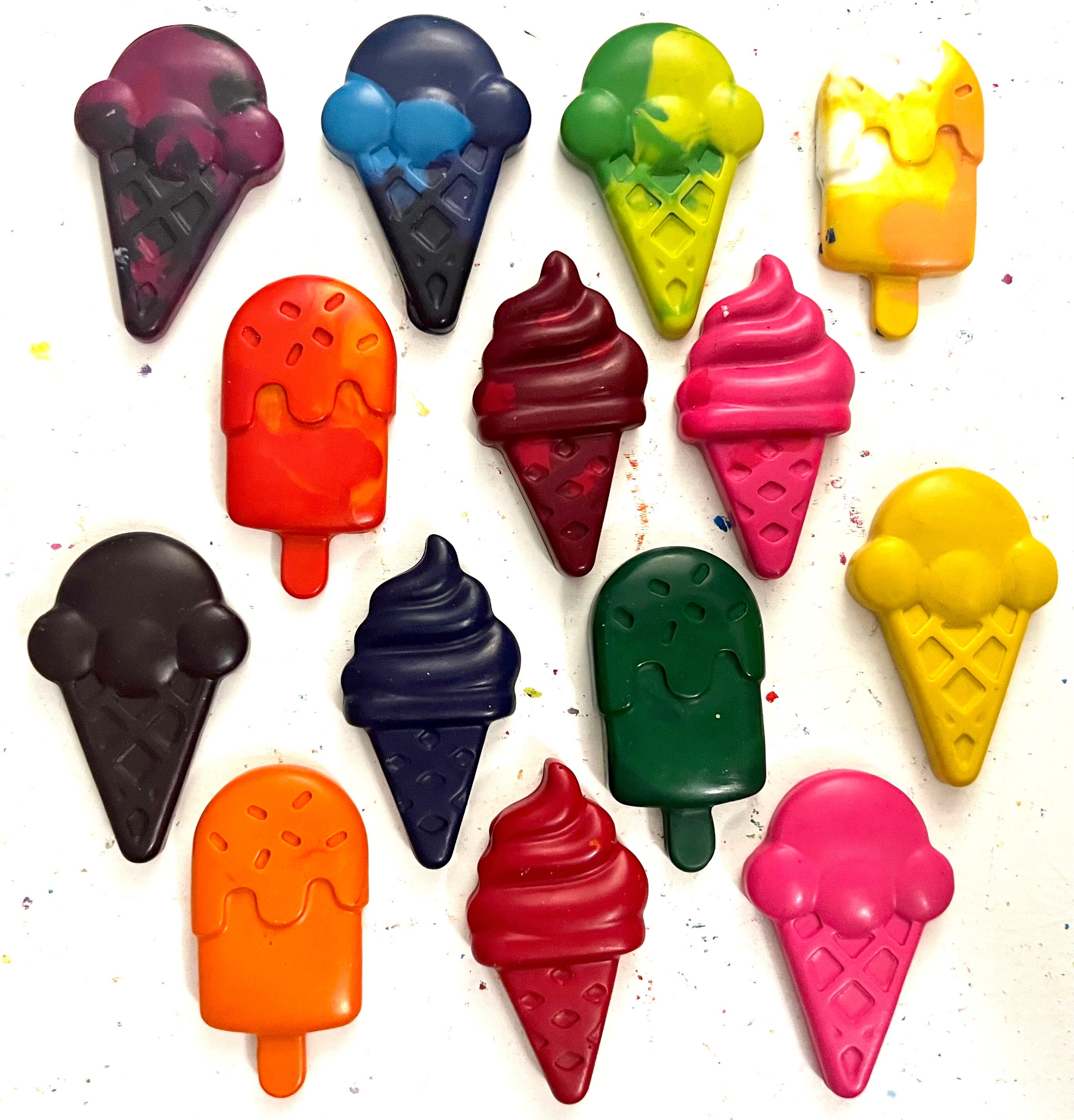 Ice Cream Cone Crayons Ice Cream Crayons Party Favor Bags - Etsy
