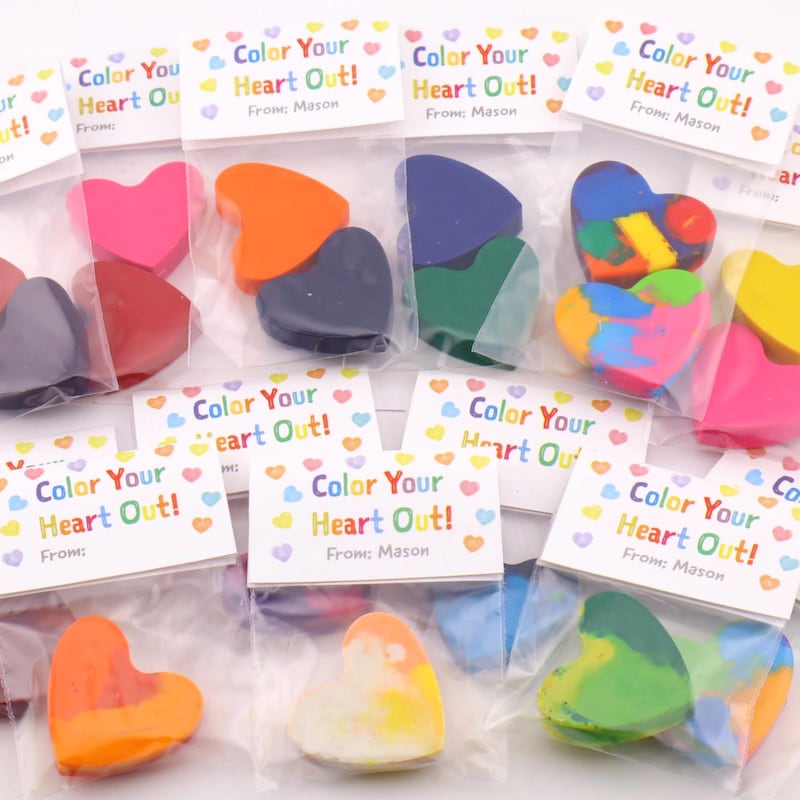 Candy Heart Birthday Card - Etsy