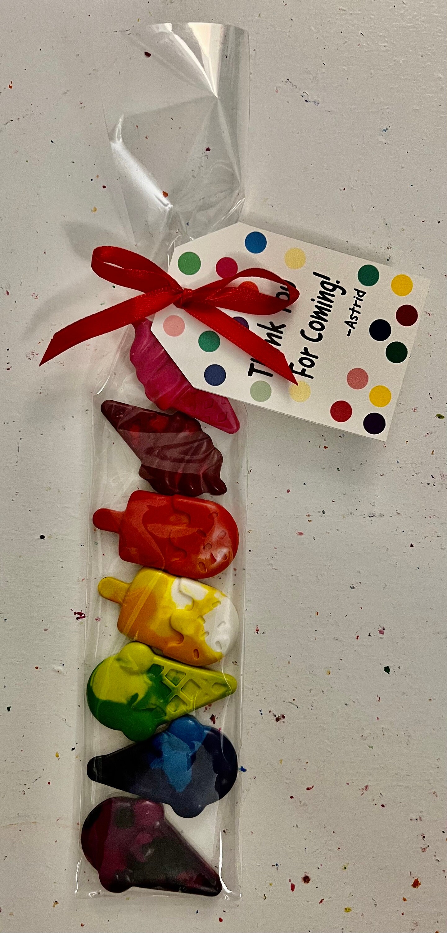 Ice Cream Cone Crayons Ice Cream Crayons Party Favor Bags - Etsy