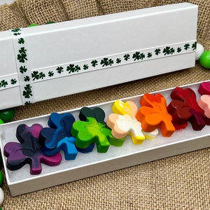 St Patrick’s Day Shamrock Crayons, Saint Patrick’s Day Gifts Crayons - Etsy