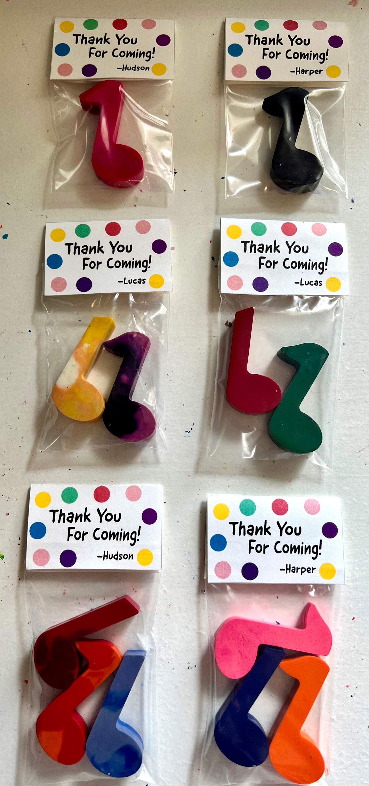 Musical Notes Party Favor Bags for Birthday Party Musical - Etsy