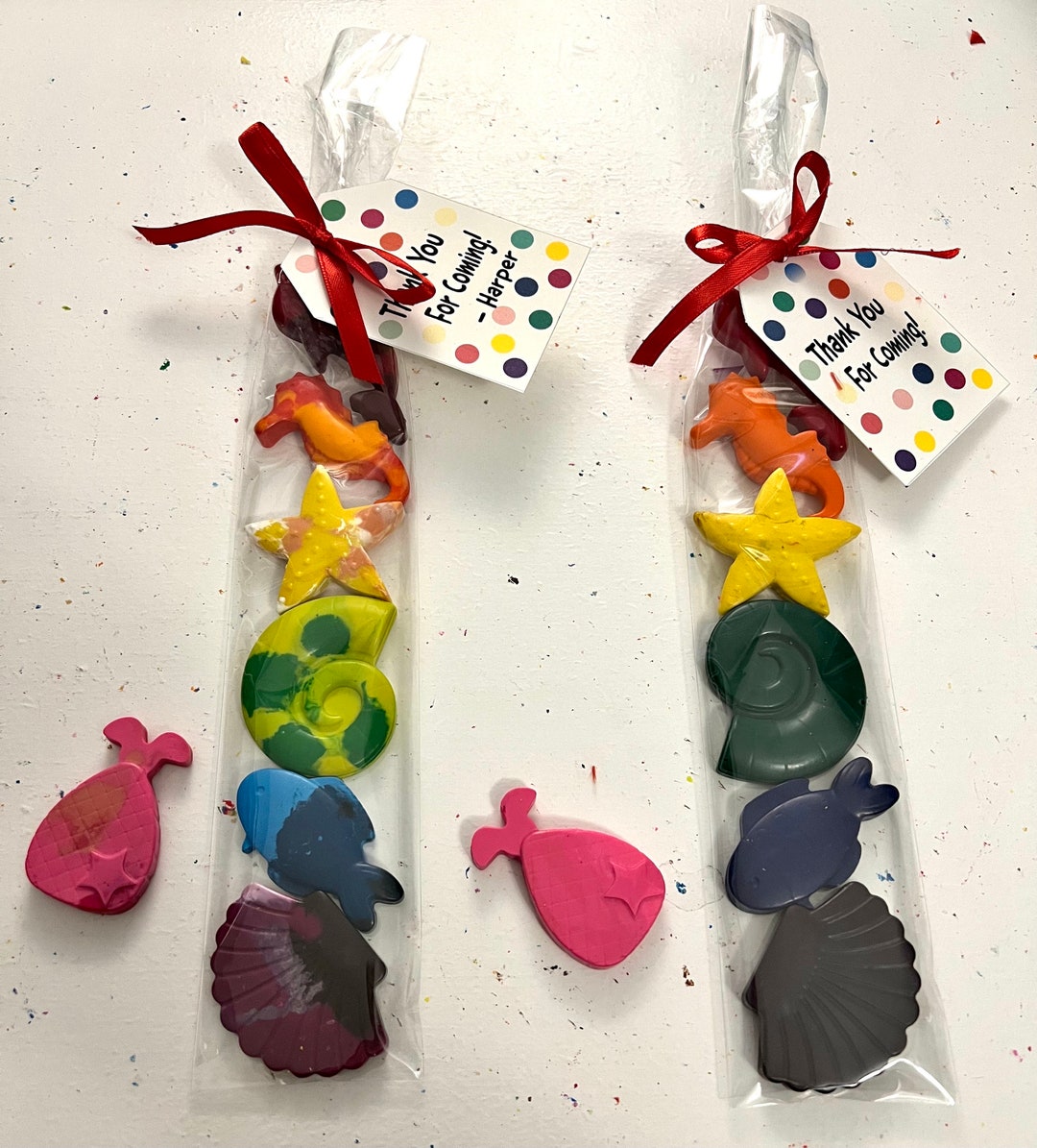 Ocean Character Crayons – Under the Sea Party Favors – Fish, Starfish ...