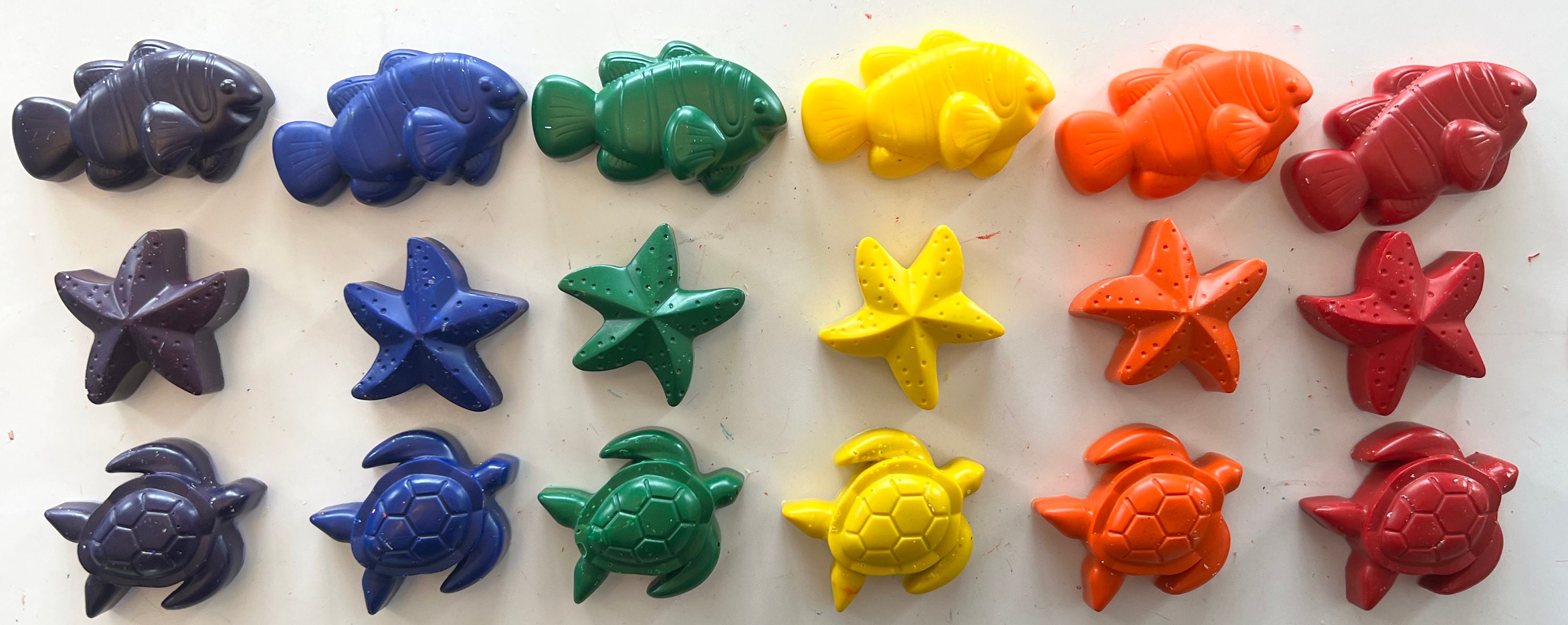 Ocean Crayons Fish Turtle and Starfish Crayons Party Favor - Etsy
