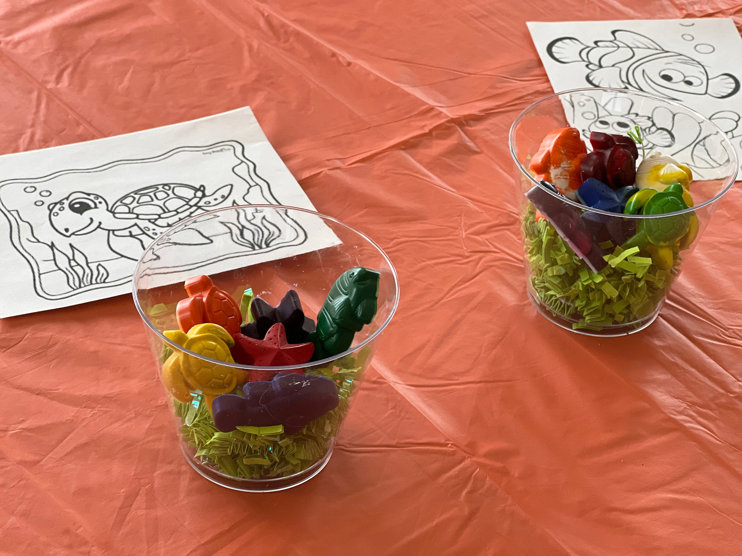 Ocean Crayons Fish Turtle and Starfish Crayons Party Favor - Etsy