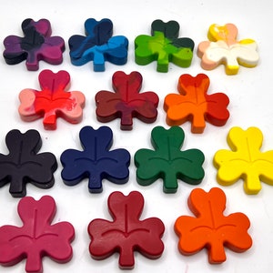 St Patrick’s Day Shamrock Crayons, Saint Patrick’s Day Gifts Crayons - Etsy