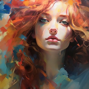 Stylized Commission Painting Portrait From Photo, Сustom Gift Oil ...