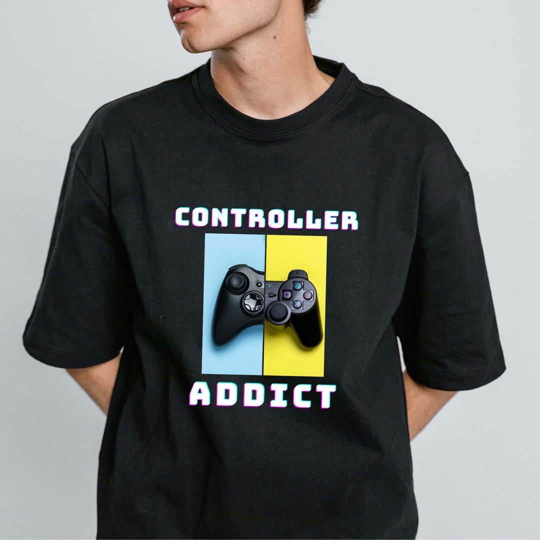 Controller Addict Tee Shirt Gaming, Joystick, Gaming Shirt, Gaming ...