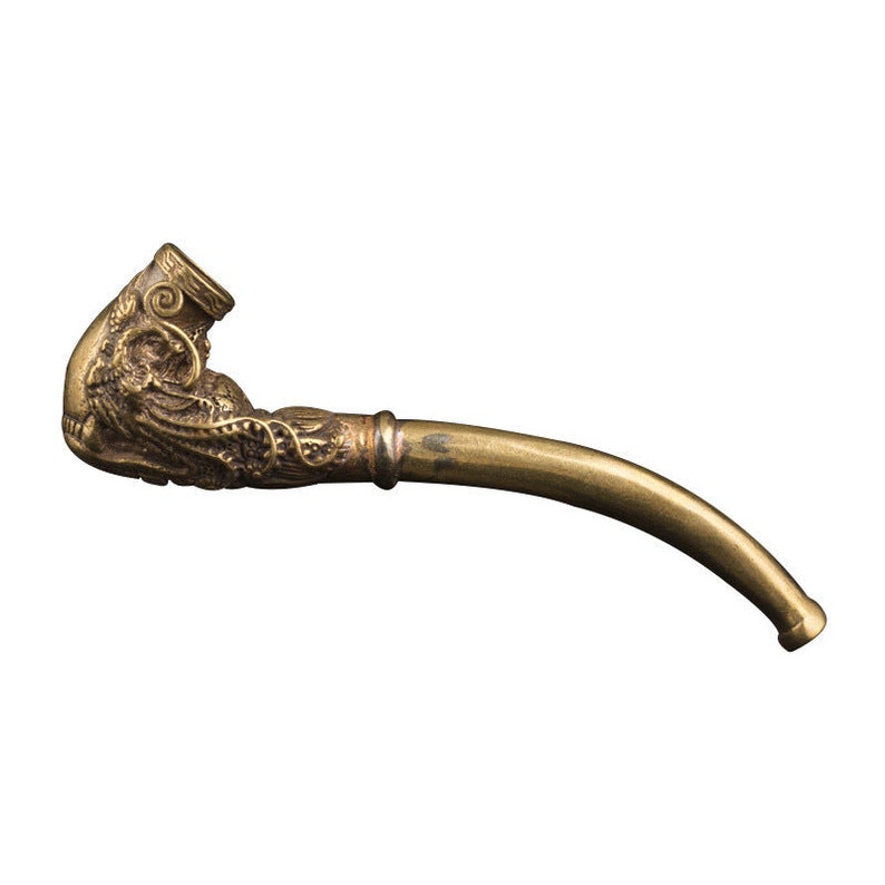 Dragon Vintage Smoking Pipe, 2024 Gift, Brass Pipe, Ornate Pipe, Old ...