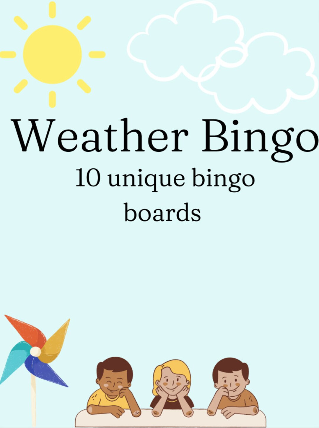 Weather Bingo - Etsy