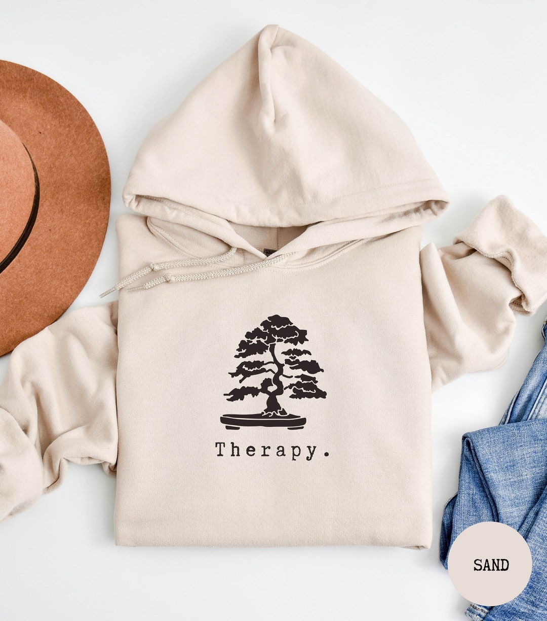 Bonsai Hoodie, Bonsai Tree Shirt, Bonsai Gift, Bonsai Therapy Hoodie ...