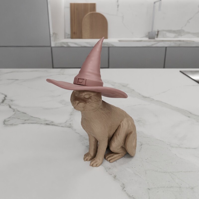 3d Printed Cats in Hats - Etsy