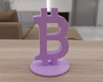 Bitcoin Iconic Coin Design 3D Print STL File - Etsy