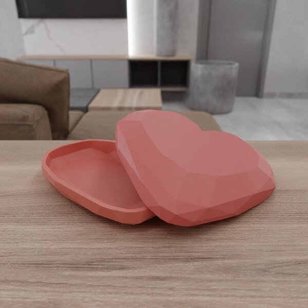 3d Printed Heart Box - Etsy Singapore