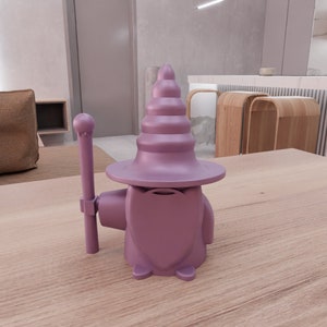 3D Wizard Figure Decor With 3D Stl File & 3D Printing, Kids Toy, Wizard ...
