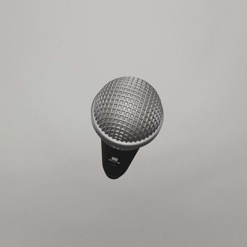 3D Microphone Stl Decor With 3D Print Stl Files and Gift for - Etsy