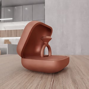 3D Ring Box Decor With 3D Stl File & 3D Printing, Ring Jewelry, Ring ...