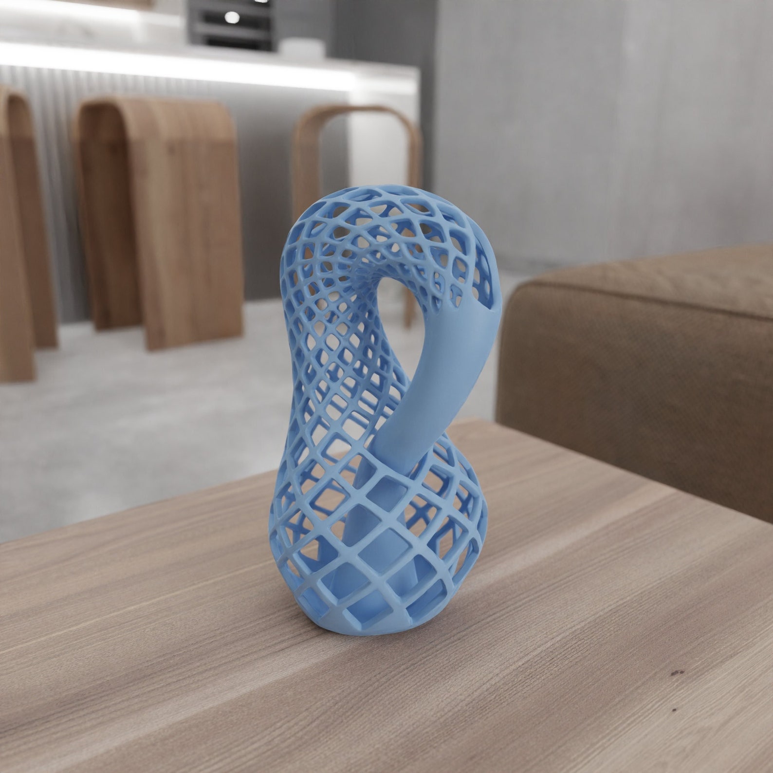 3D Wireframe Vase for Flowers With 3d Print File & Modern Decor ...