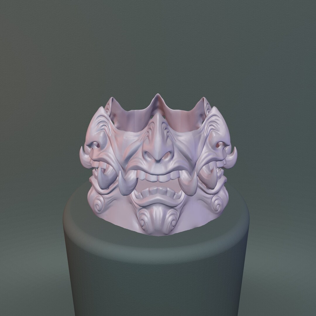 3D Monster Face Vase With 3D Stl Files Ready to Print & - Etsy