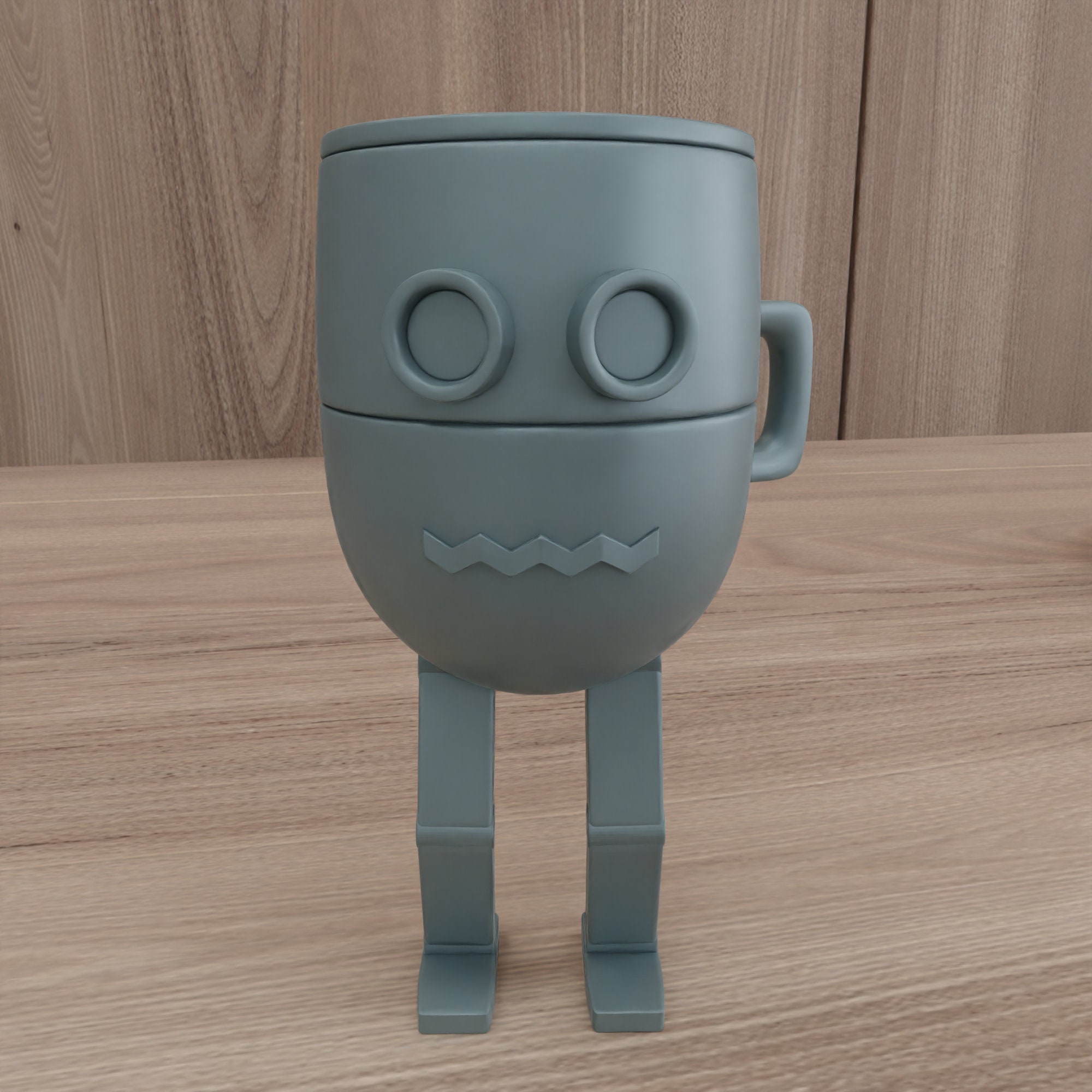 3D Robot Mug for Decor With 3D Stl Files & Ready to Print - Etsy