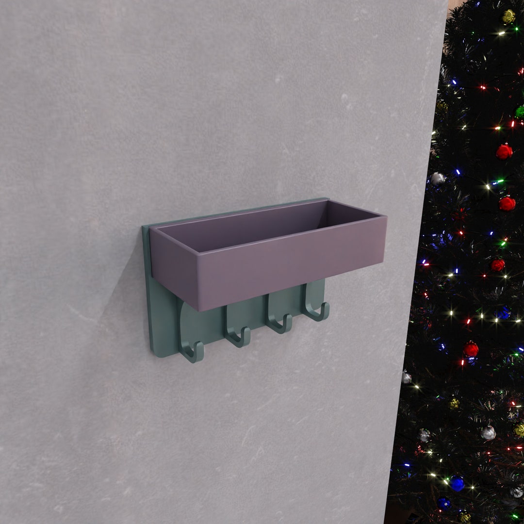 3D Key Wall Holder for Accessory With 3D Print Stl Files & Key Card ...