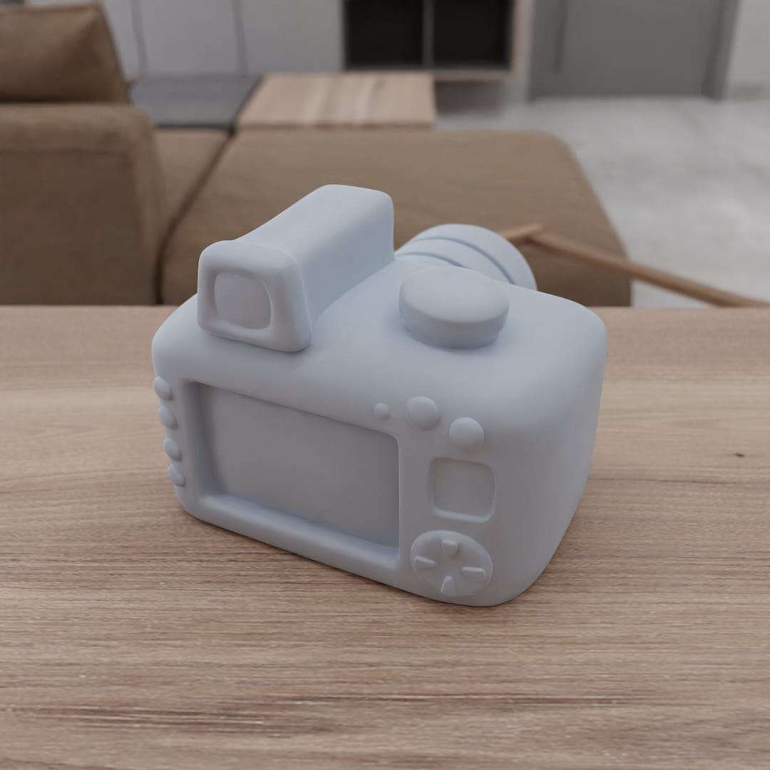3D Camera Stl Decor With 3D Print Stl Files and Gift for Boyfriend ...
