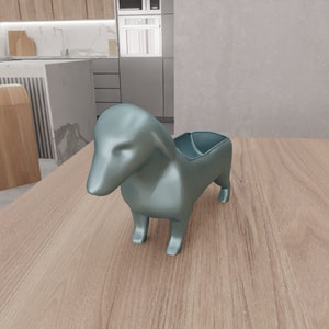 3D Dog Bowl Decor With 3D Stl File & Animal Print, Dog Food Bowl ...