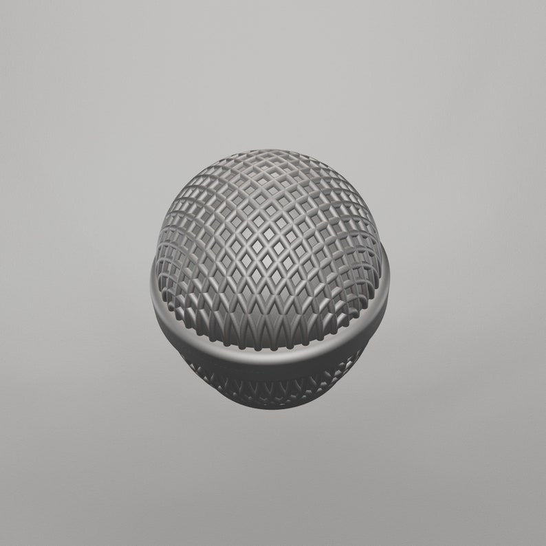 3D Microphone Stl Decor With 3D Print Stl Files and Gift for - Etsy