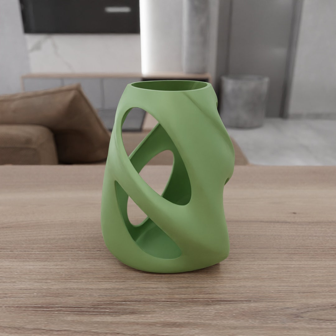 3D Modern Wireframe Vase for Flowers Gifts for Her With 3D Stl Files ...