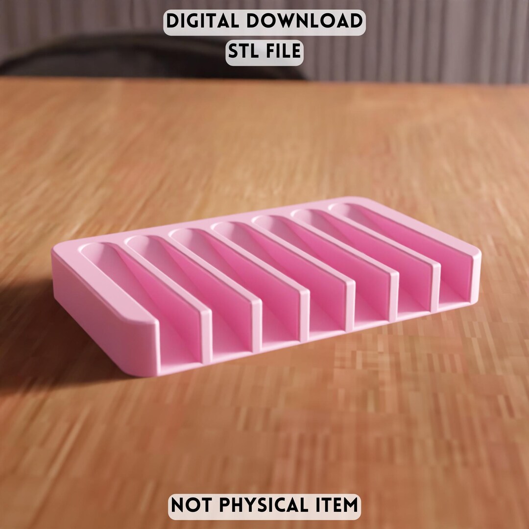 3D Minimal Soap Dish STL File - Modern Bathroom Soap Holder (digital ...