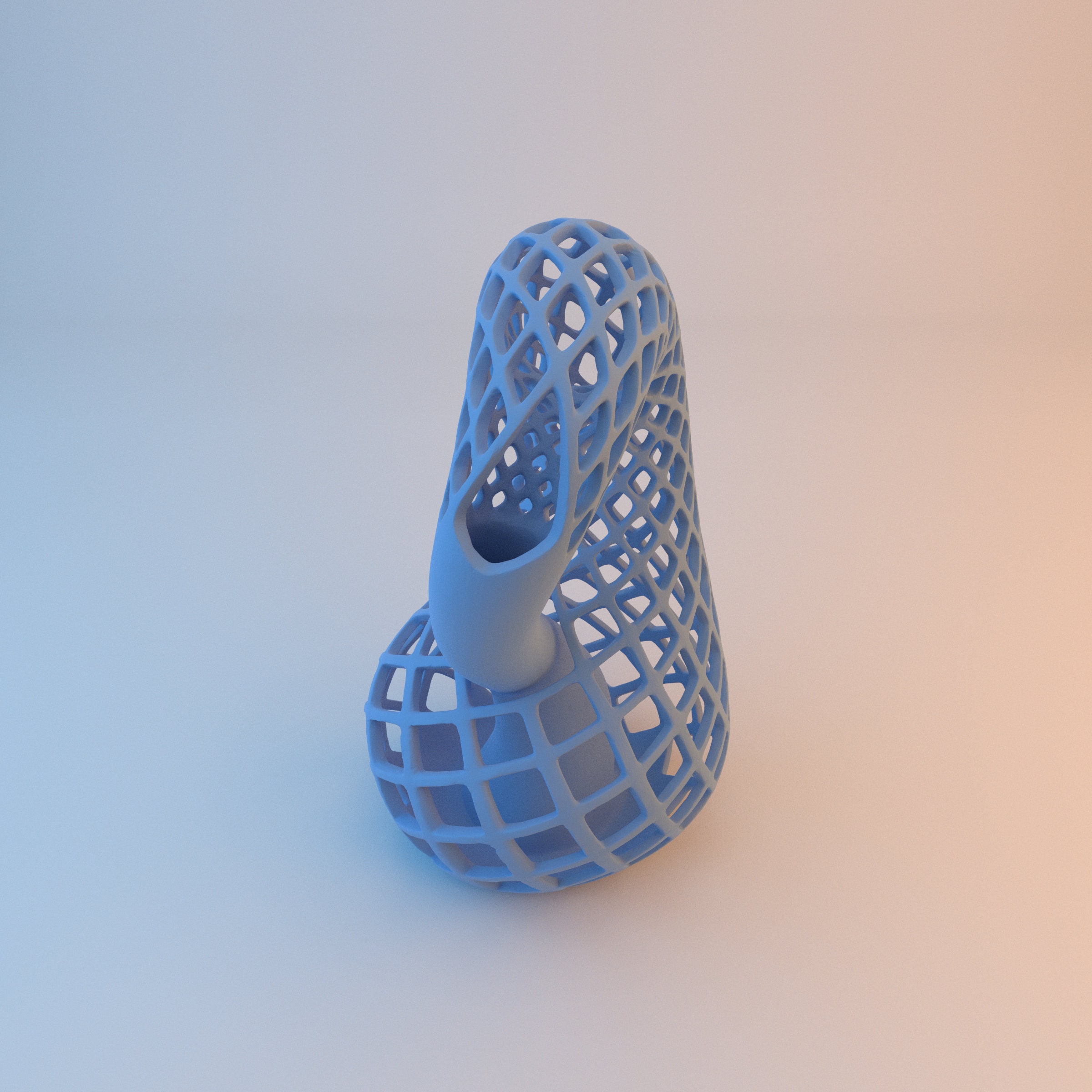 3D Wireframe Vase for Flowers With 3d Print File & Modern Decor ...